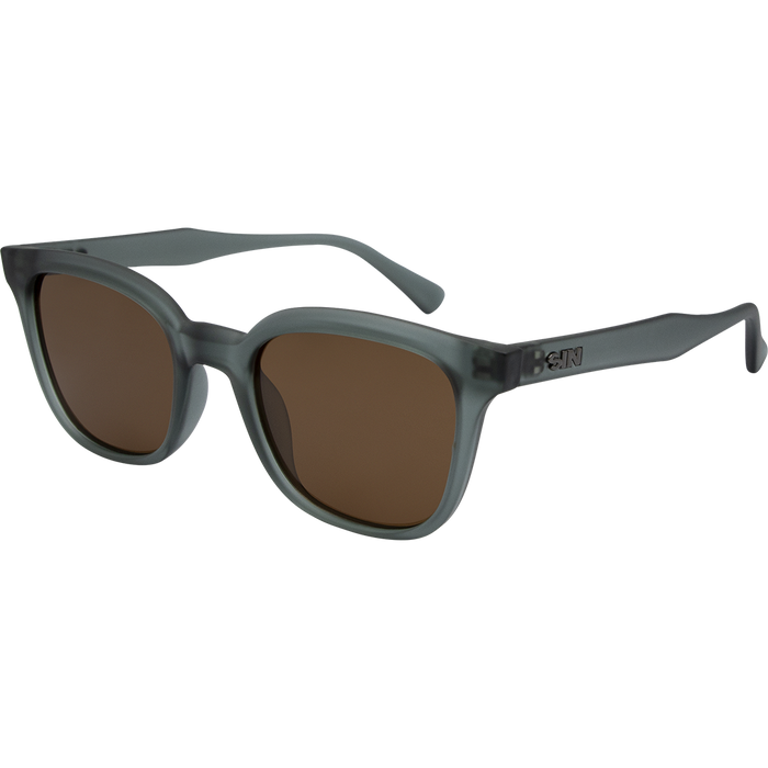 JETT Sunglasses - Frosted Green & Brown | SIN Eyewear
