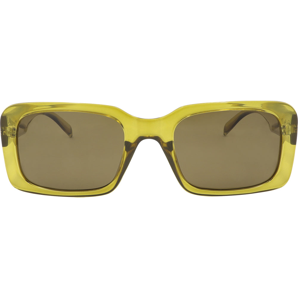 Rocker Sunglasses - Translucent Green & Brown | SIN Eyewear