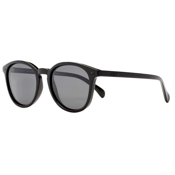 Risky Business Black Smoke Sunglasses | SIN Eyewear
