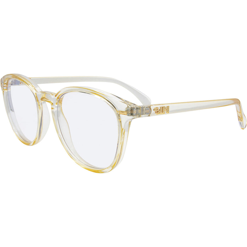 Risky Business Blue Light Glasses - Champagne | SIN Eyewear
