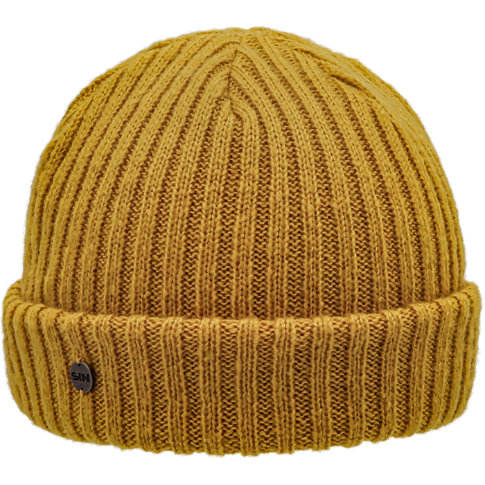 Sin Logo Beanie - Mustard | SIN Eyewear