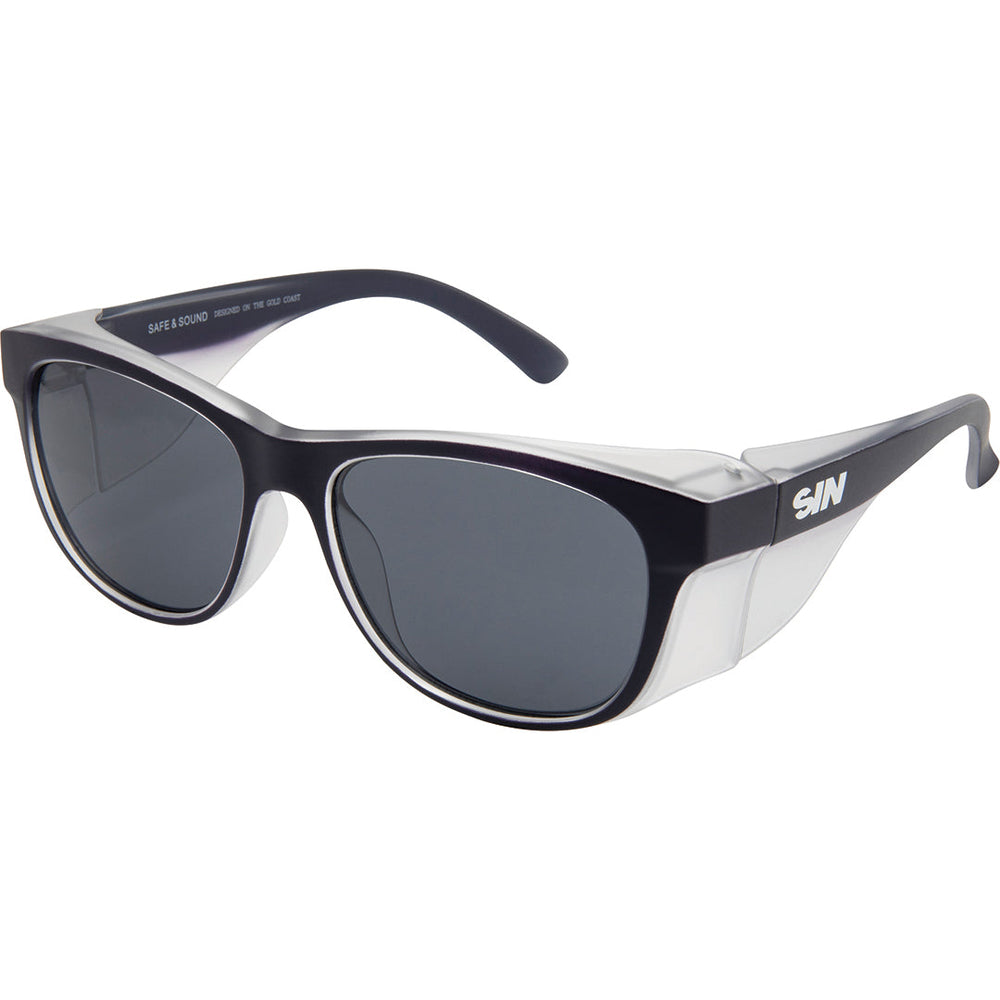 Safe & Sound Matt Navy Safety Glasses | SIN Eyewear